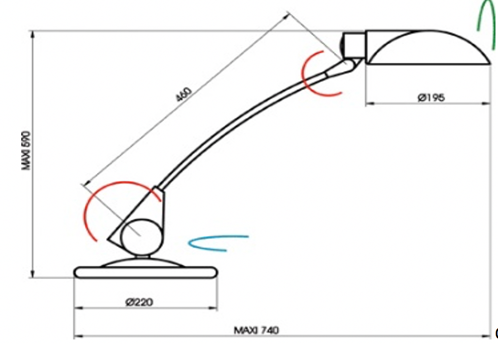 OFFICE WOOD / ALUMINOR desk lamp